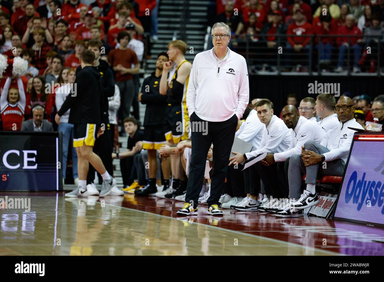 Madison, WI, USA. 2nd Jan, 2024. Iowa Hawkeyes head coach Fran ...