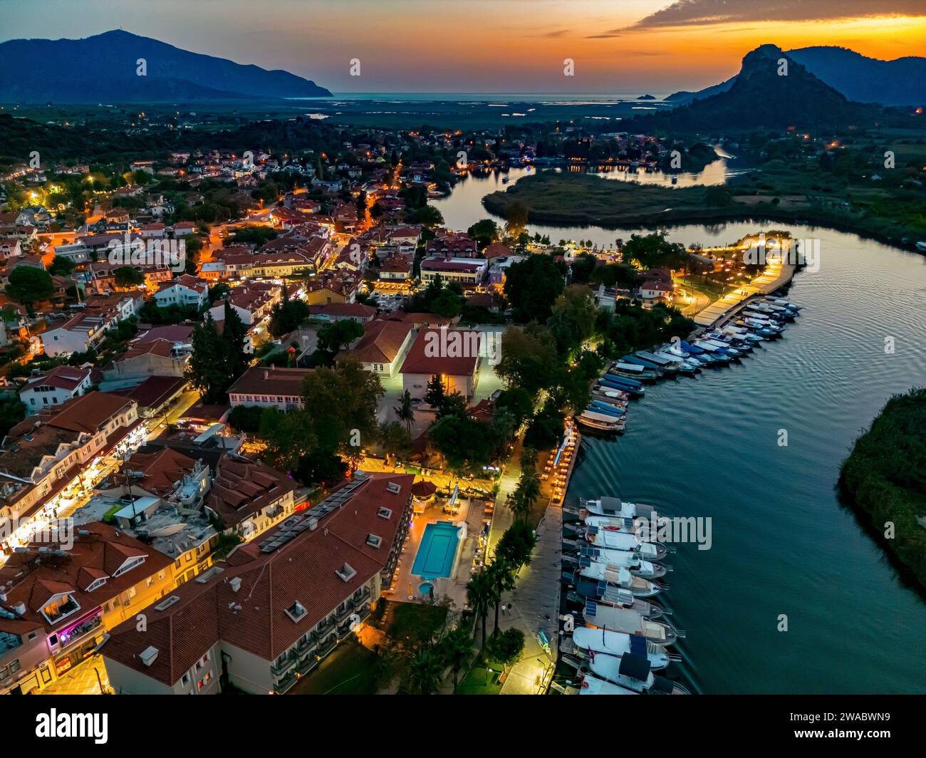 Dalyan turkey sunset hi-res stock photography and images - Alamy
