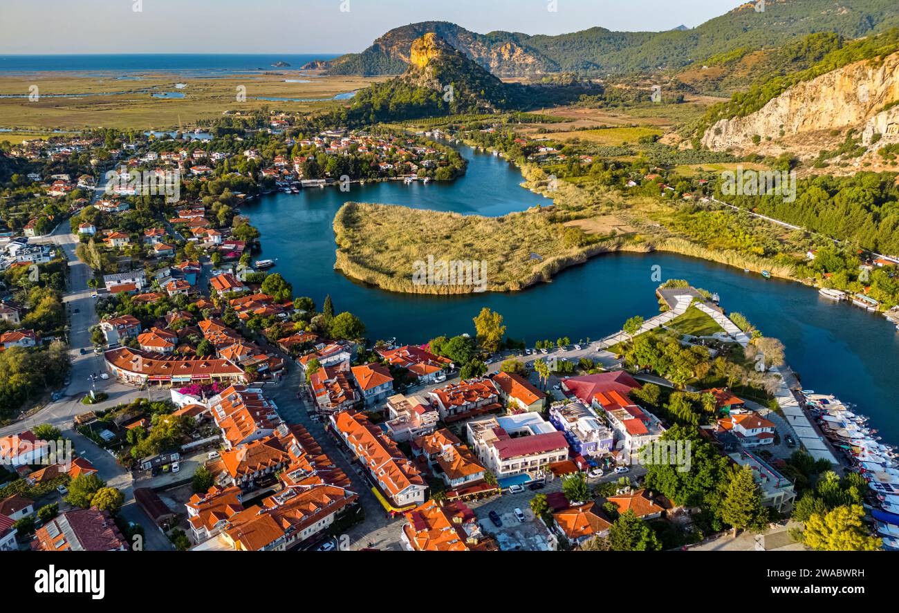 Dalyan aerial view in mugla hi-res stock photography and images - Alamy