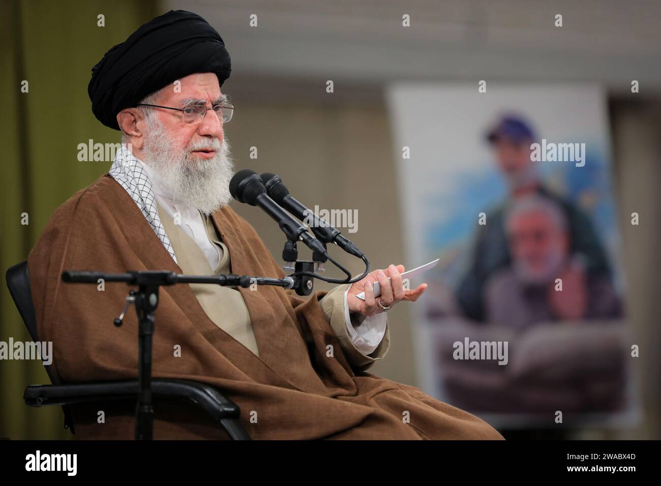 Tehran, Iran. 3rd Jan, 2024. Iranian Supreme Leader Ayatollah ALI ...