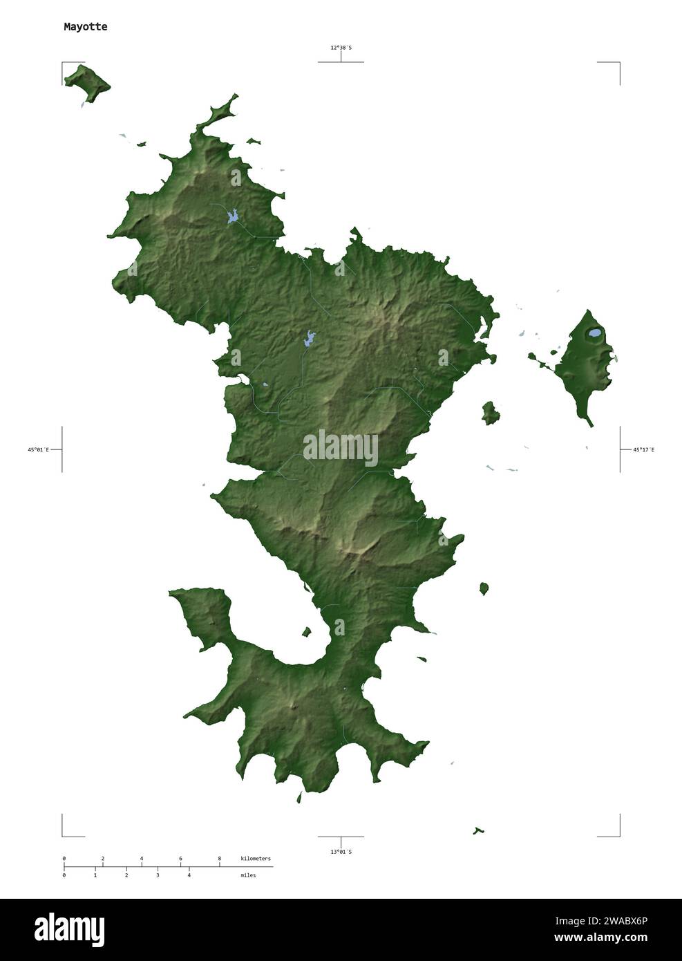 Shape of a Pale colored elevation map with lakes and rivers of the ...