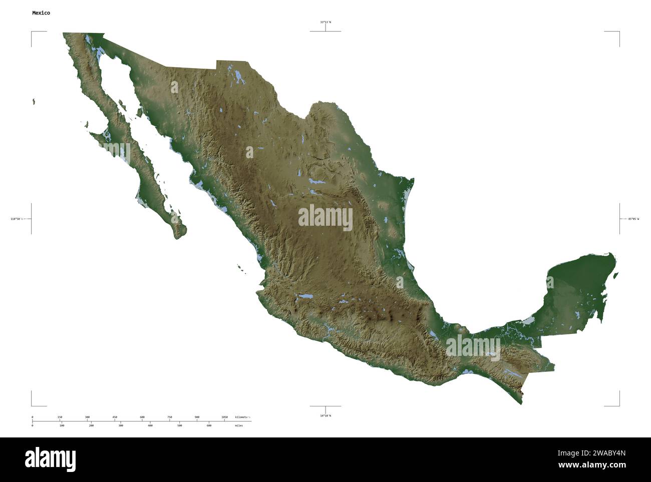 Shape of a Pale colored elevation map with lakes and rivers of the ...