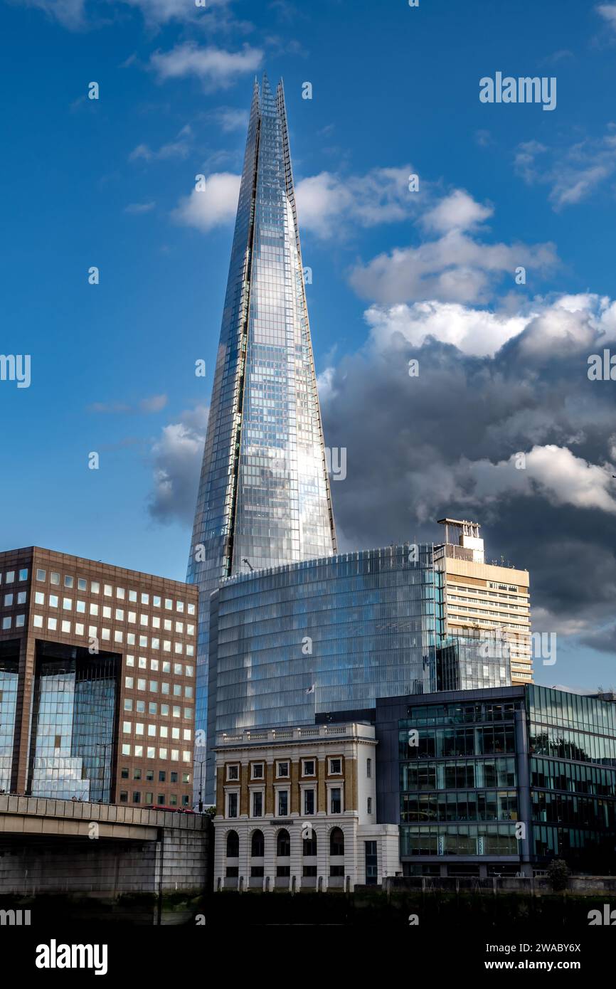The Shard Skyscraper (Salt Cellar) And Office Buildings In London ...
