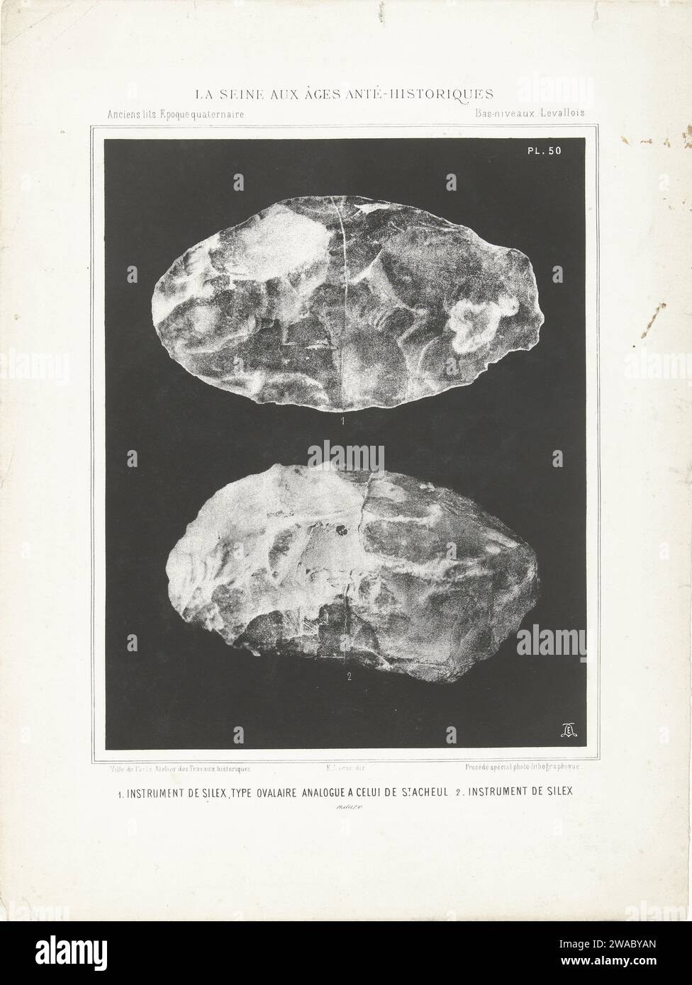 Two prehistoric flints hi-res stock photography and images - Alamy