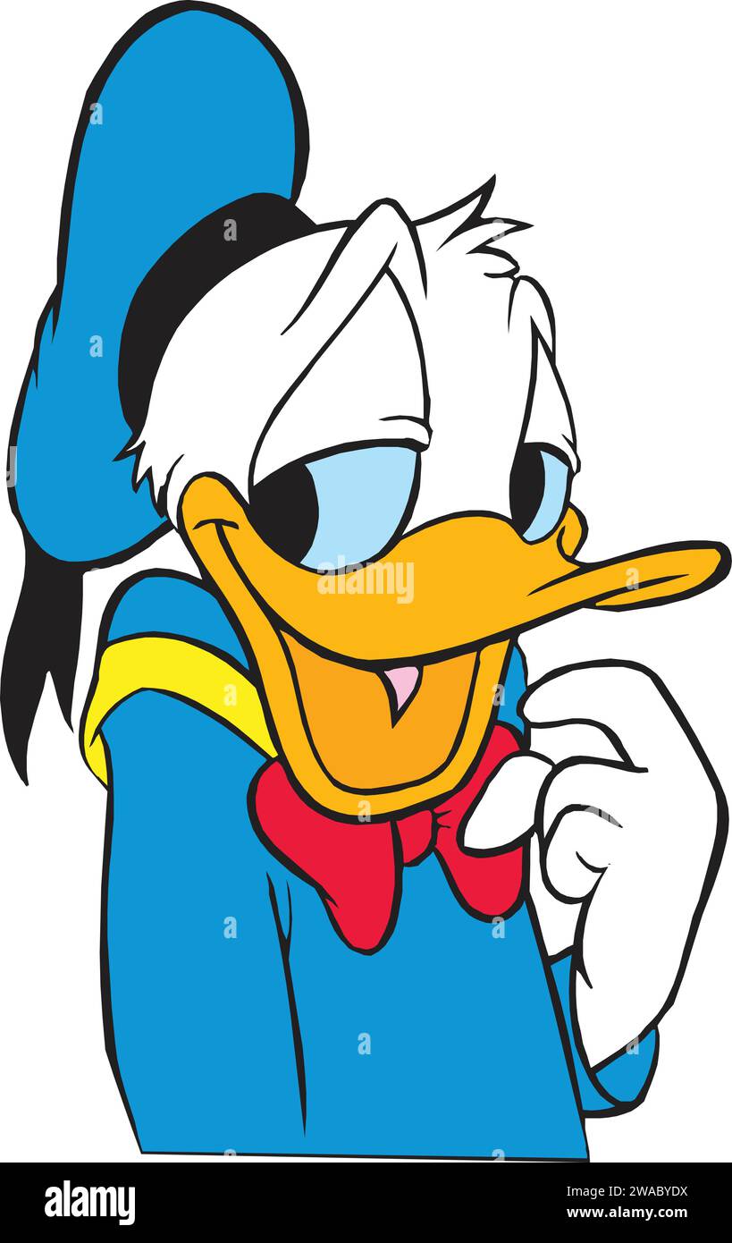 Donald duck vector hi-res stock photography and images - Alamy
