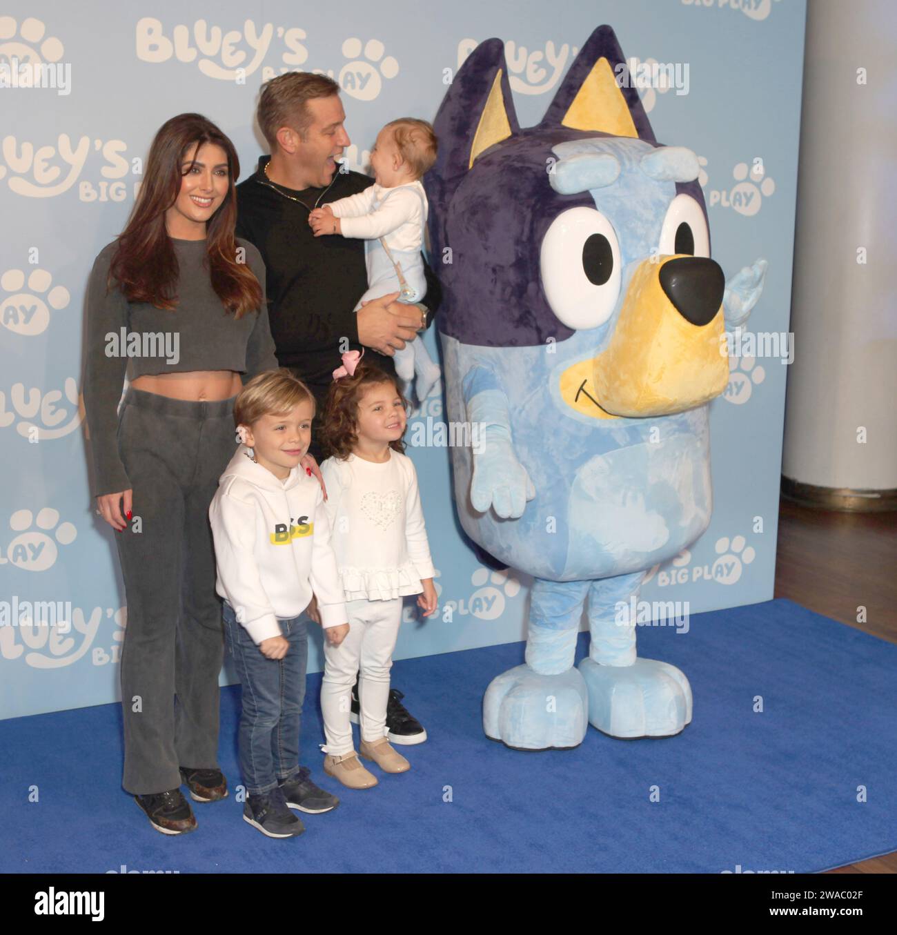 London, UK. Sadie Stuart and Elliott Wright at Bluey’s Big Play gala ...