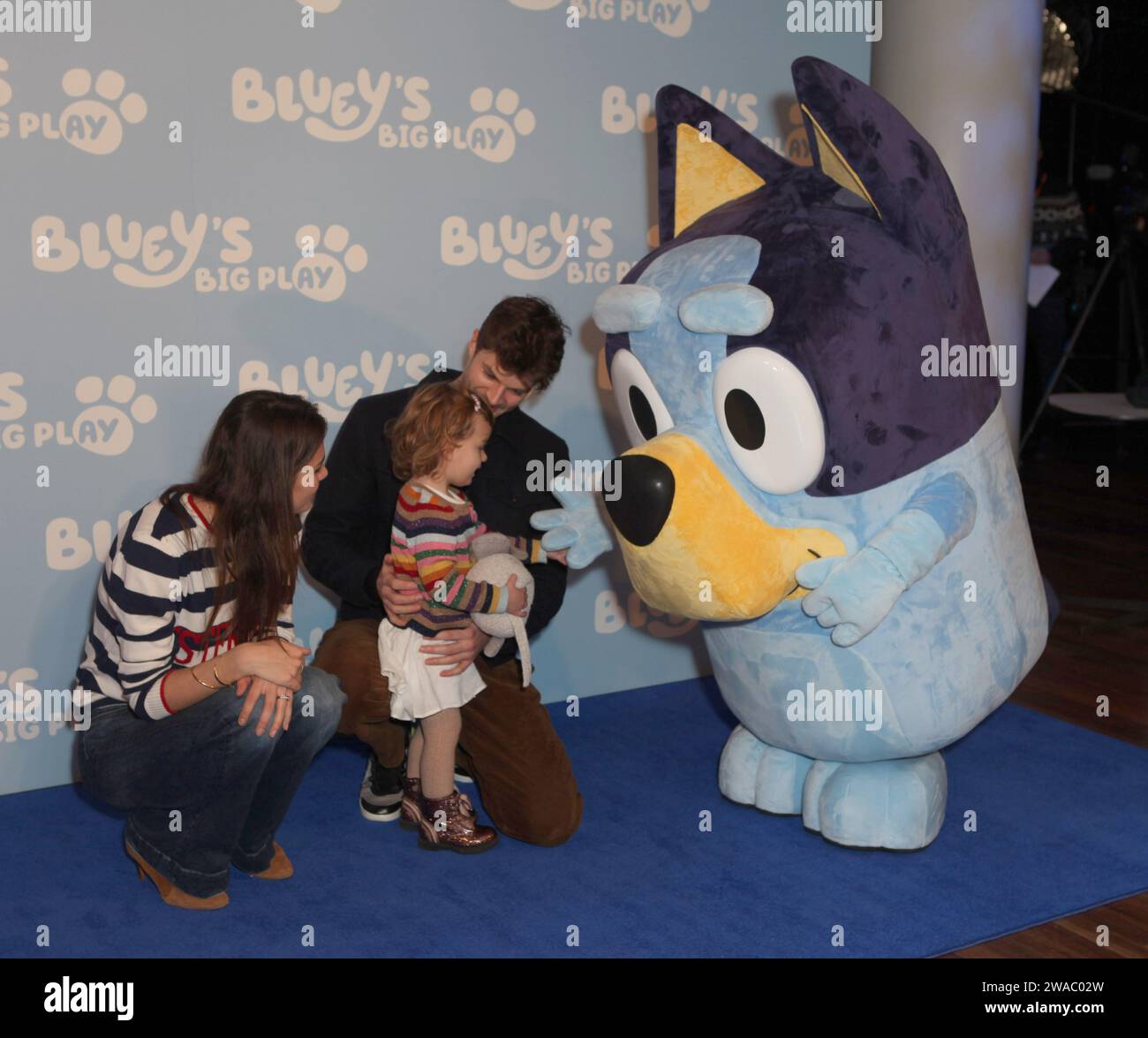 London, UK. Sadie Stuart and Elliott Wright at Bluey’s Big Play gala ...