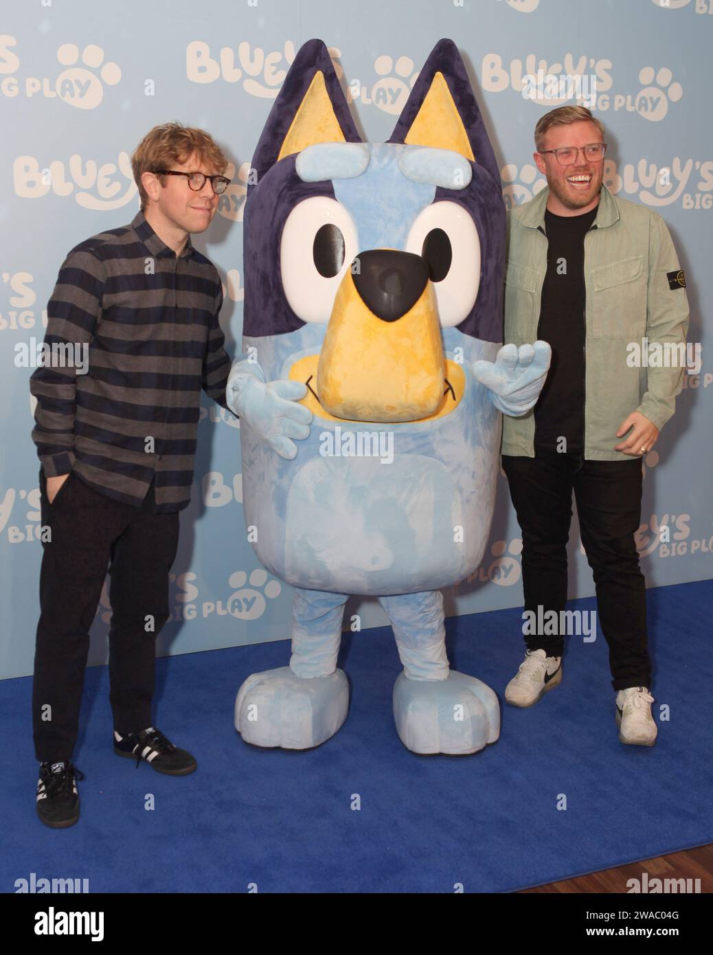 London, UK. Josh Widdicombe and Rob Beckett at Bluey’s Big Play gala ...