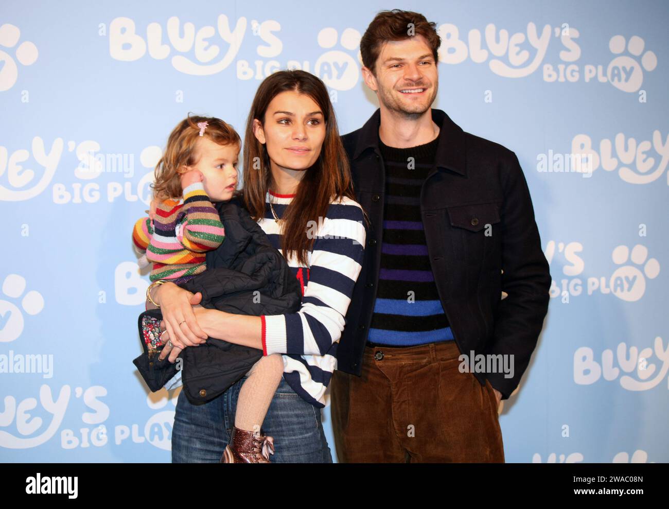 London, UK. Sadie Stuart and Elliott Wright at Bluey’s Big Play gala ...