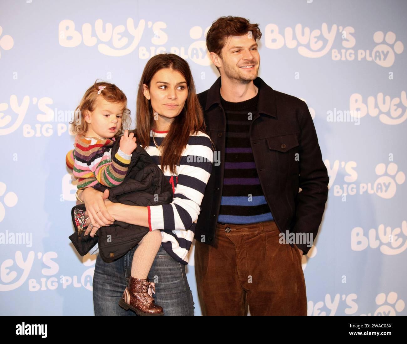 London, UK. Sadie Stuart and Elliott Wright at Bluey’s Big Play gala ...