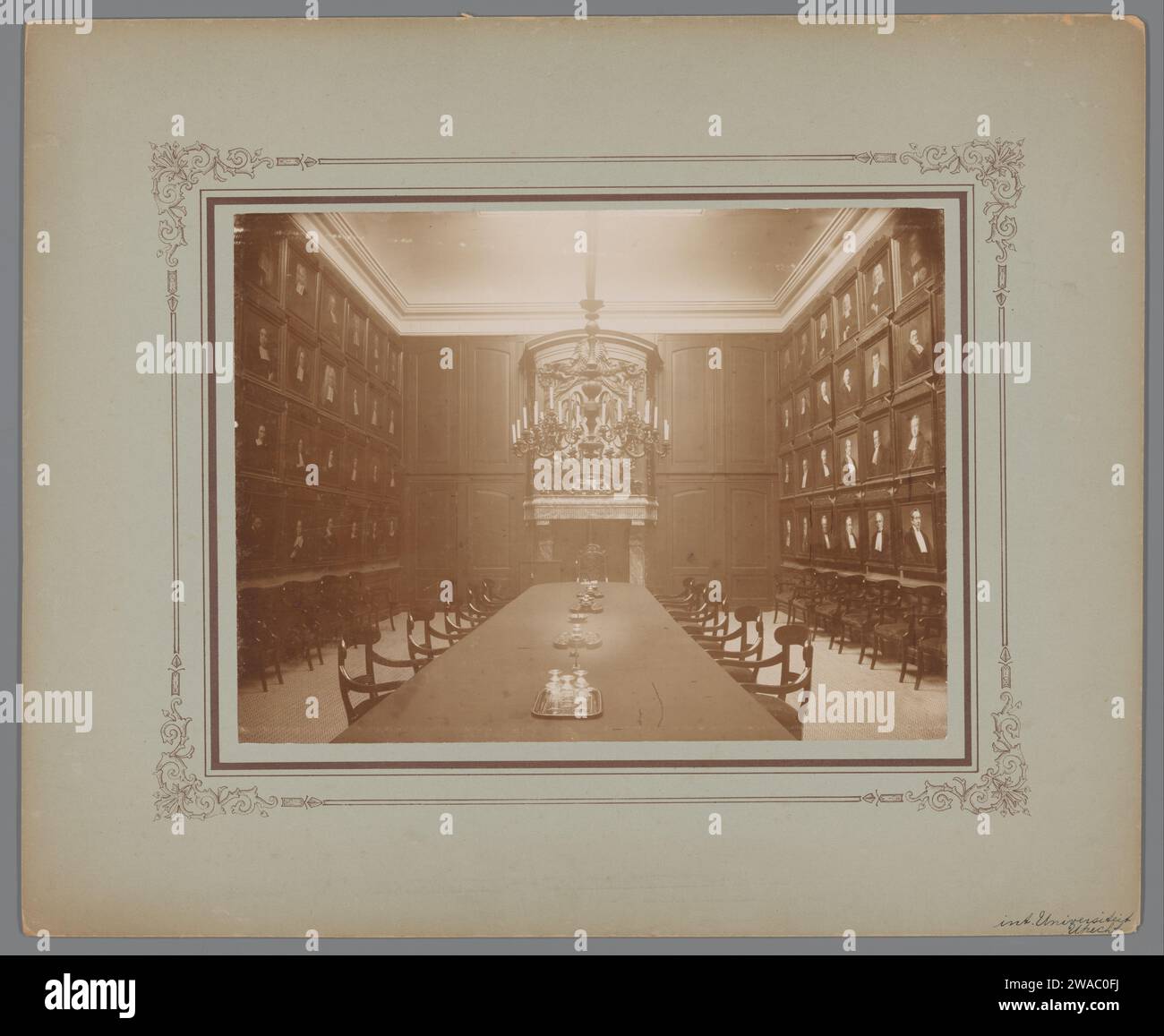 Interior of the Senate Hall of the University of Utrecht, Anonymous ...