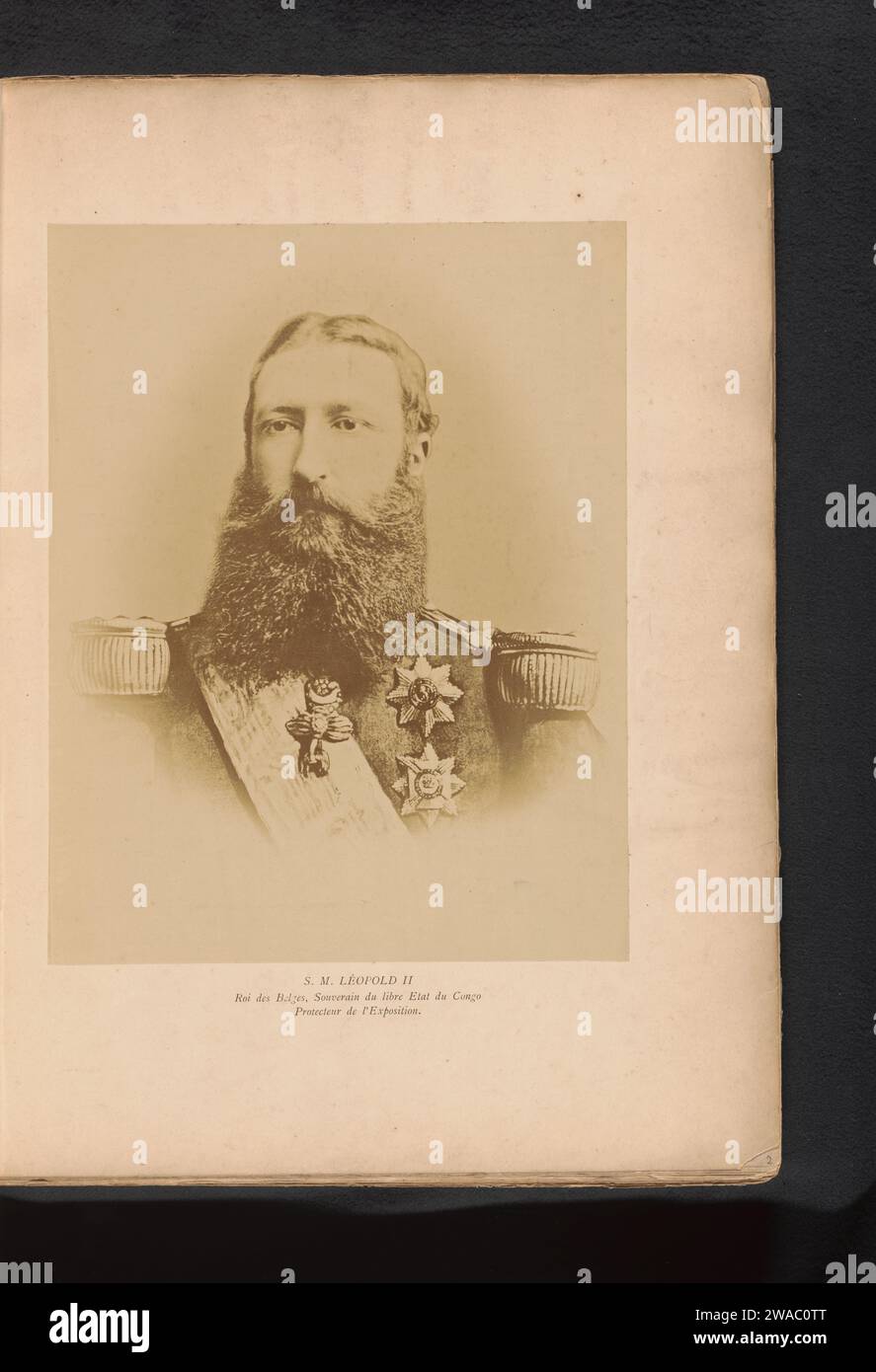 Portrait of Leopold II of Belgium, Anonymous, c. 1880 - in or before ...