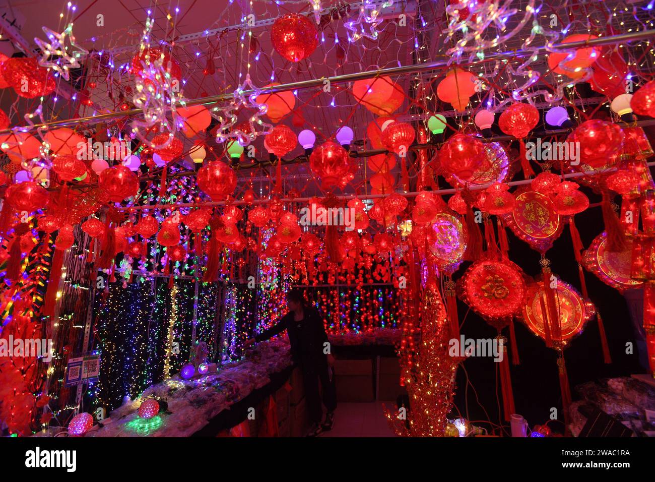 Shenyang, China. 03rd Jan, 2024. People are buying Spring Festival ...