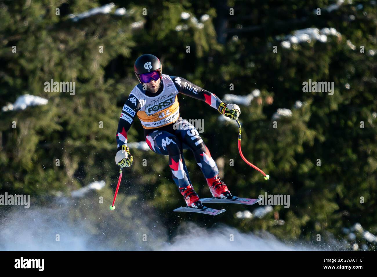 Val Gardena, Italy. 16th Dec, 2023 NEGOMIR Kyle (USA) competing in the ...