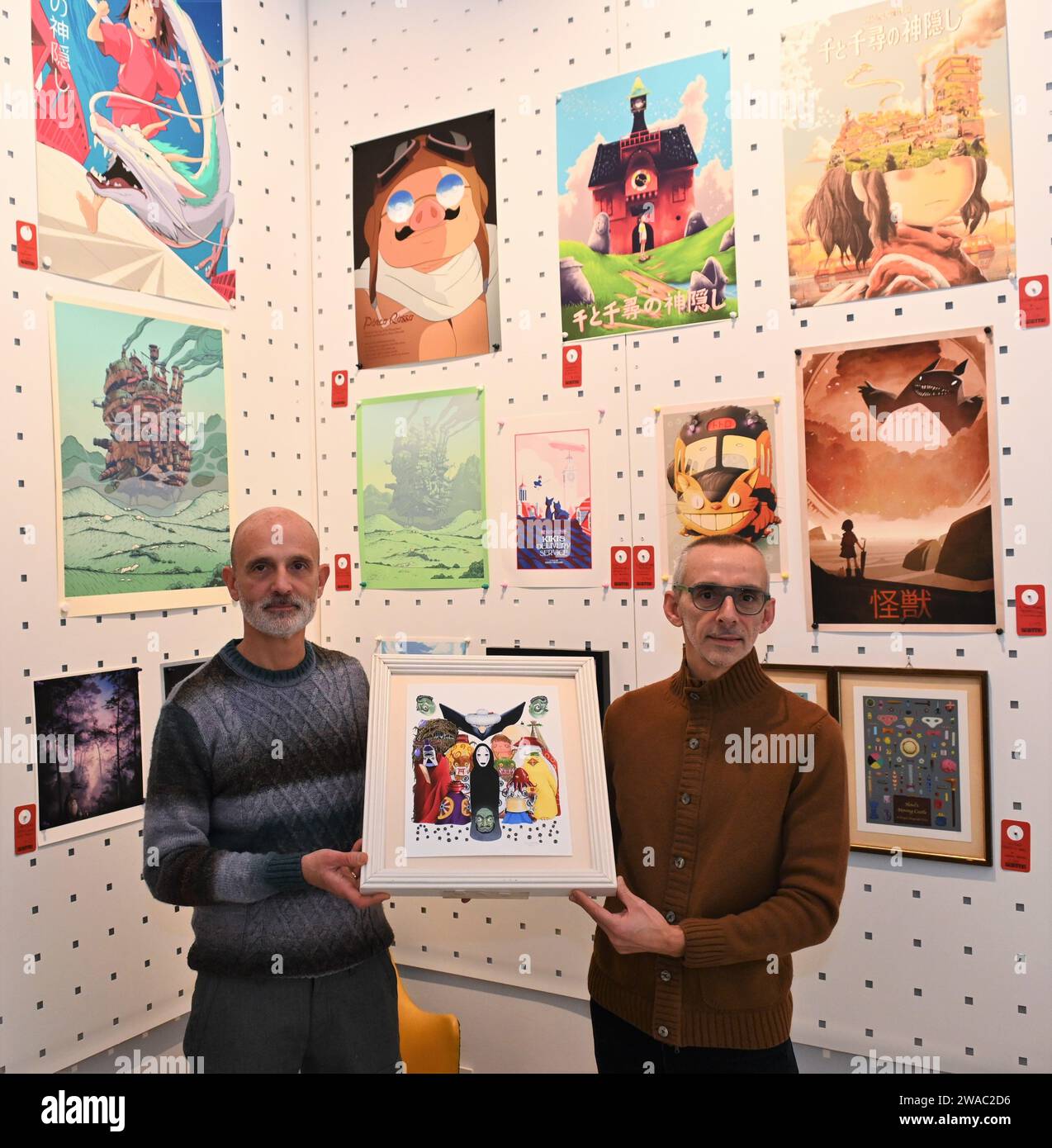 Milan, Italy. 03rd Jan, 2024. Milan, Italy Subjective Gallery presents ...