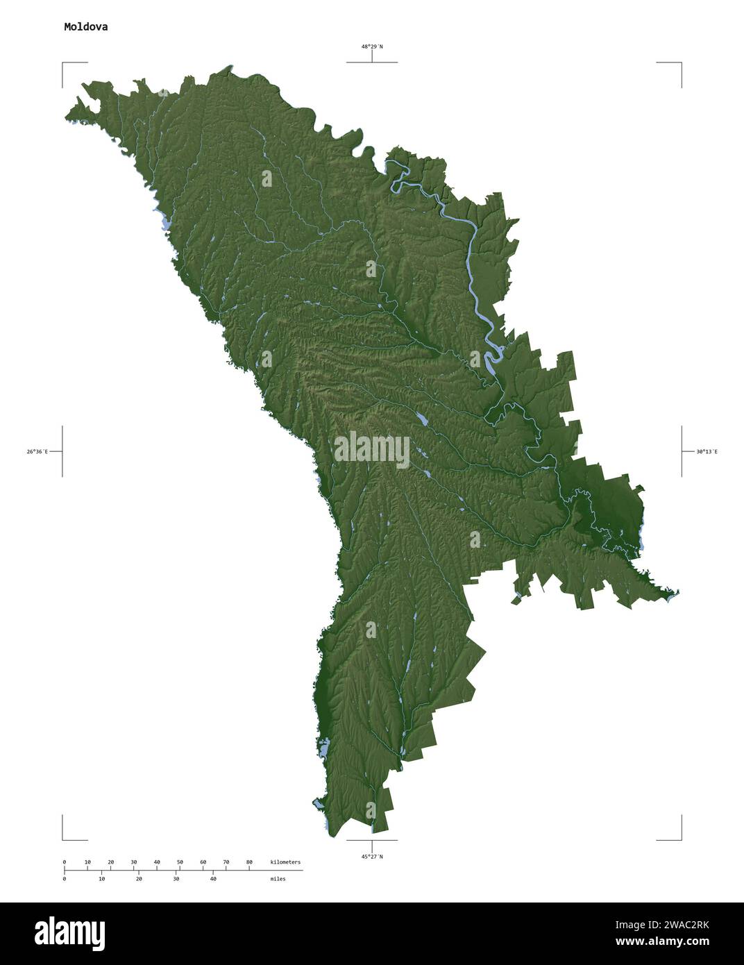 Shape of a Pale colored elevation map with lakes and rivers of the ...