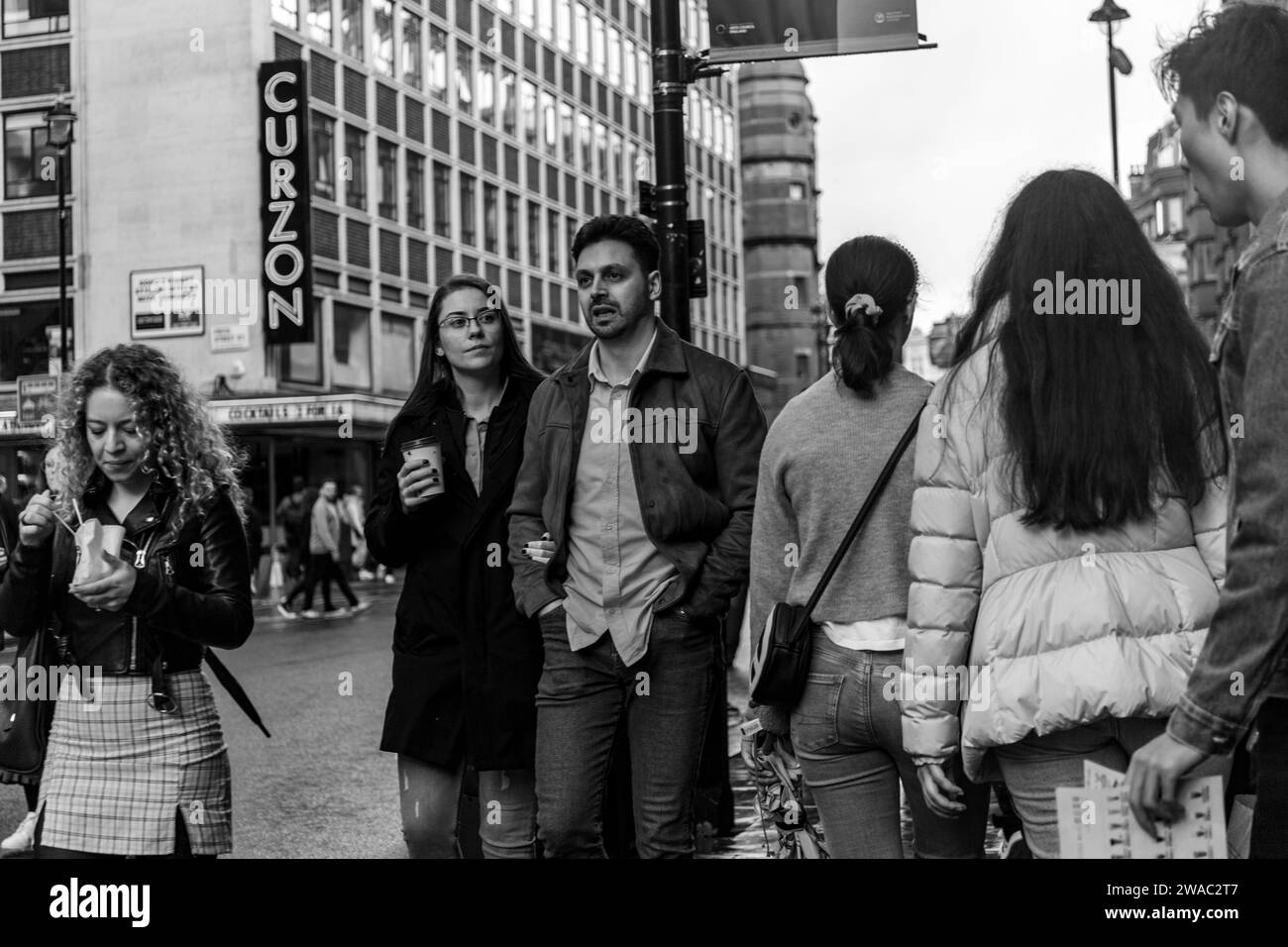 London movement people Black and White Stock Photos & Images - Alamy