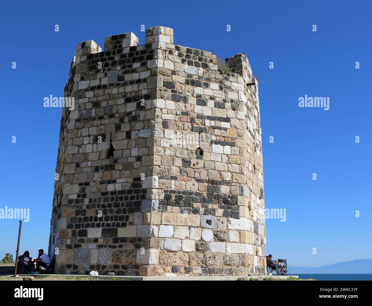 YUMURTALIK,ADANA,TURKEY-SEPTEMBER 25,2022:Suleyman Tower was an ...