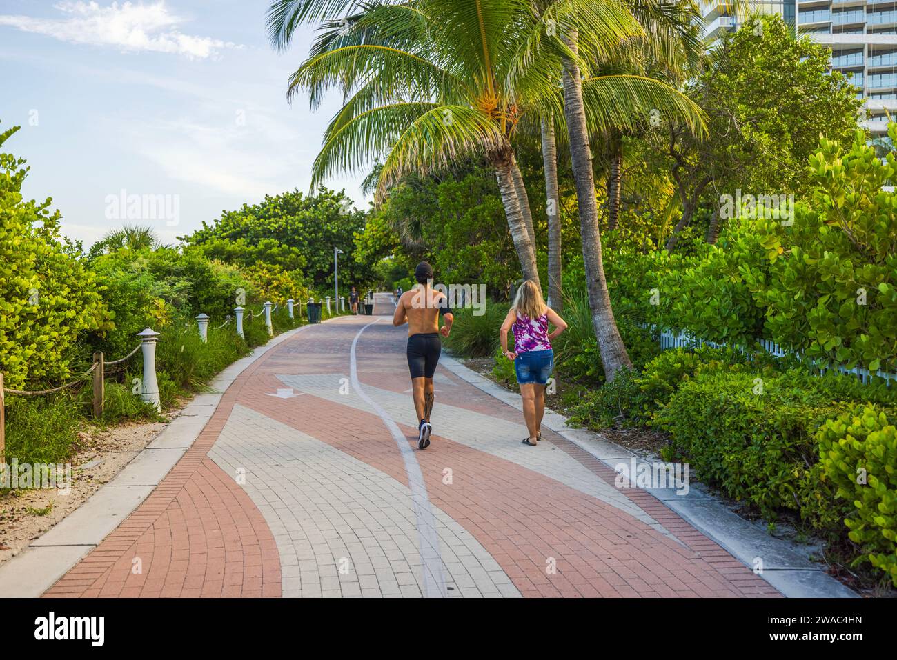 Athlete man running along coastal hi-res stock photography and images ...