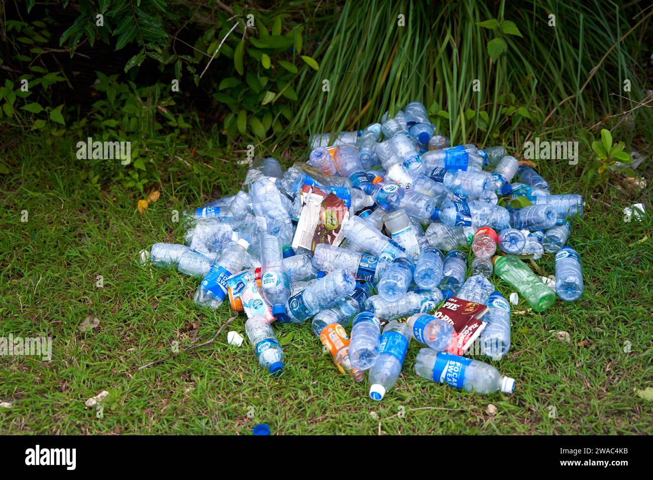 Environmental pollution garbage waste jungle hi-res stock photography ...