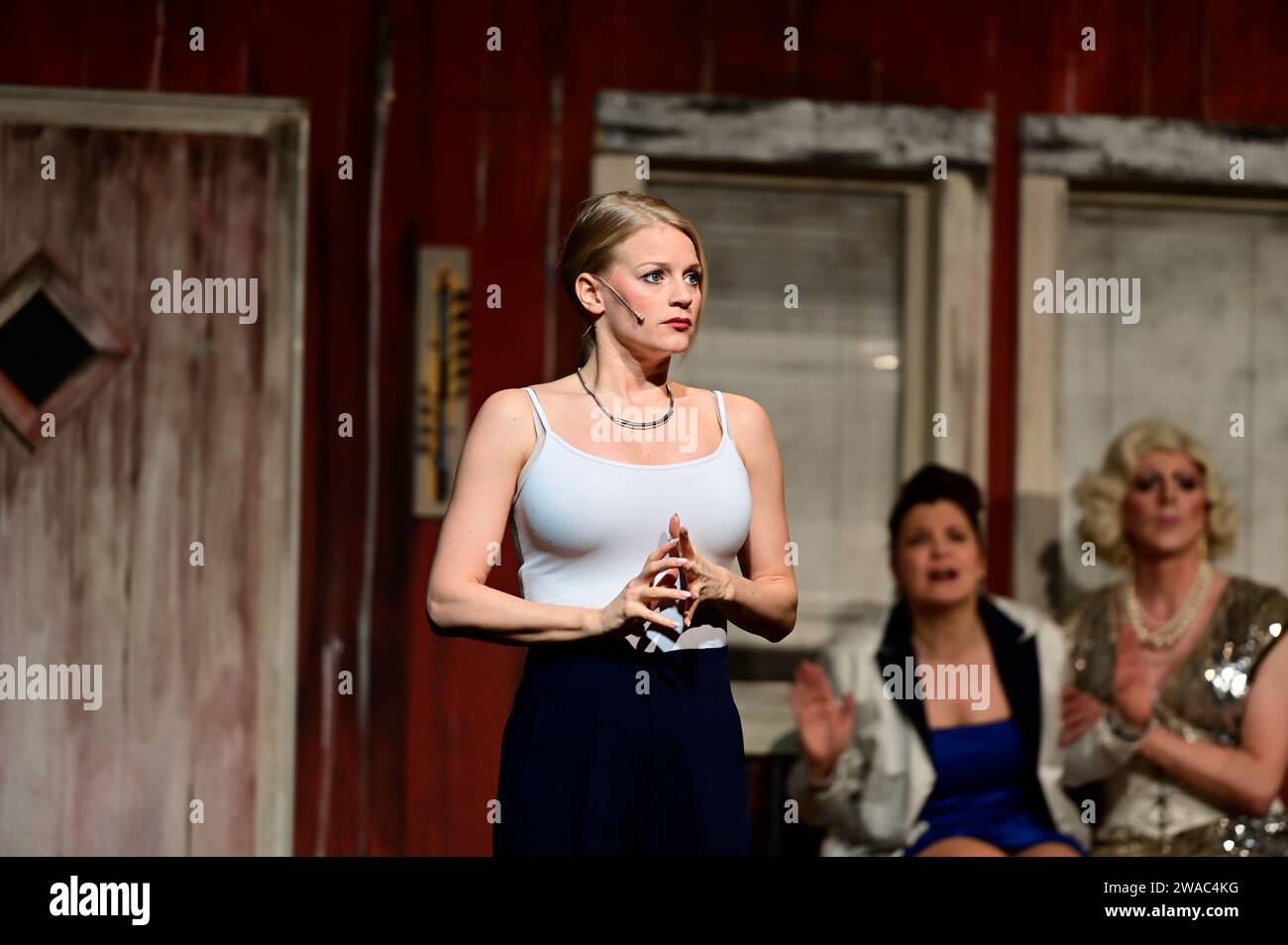 Julia Lindholm bei der Theateraufführung 'Alter Schwede!' in der ...