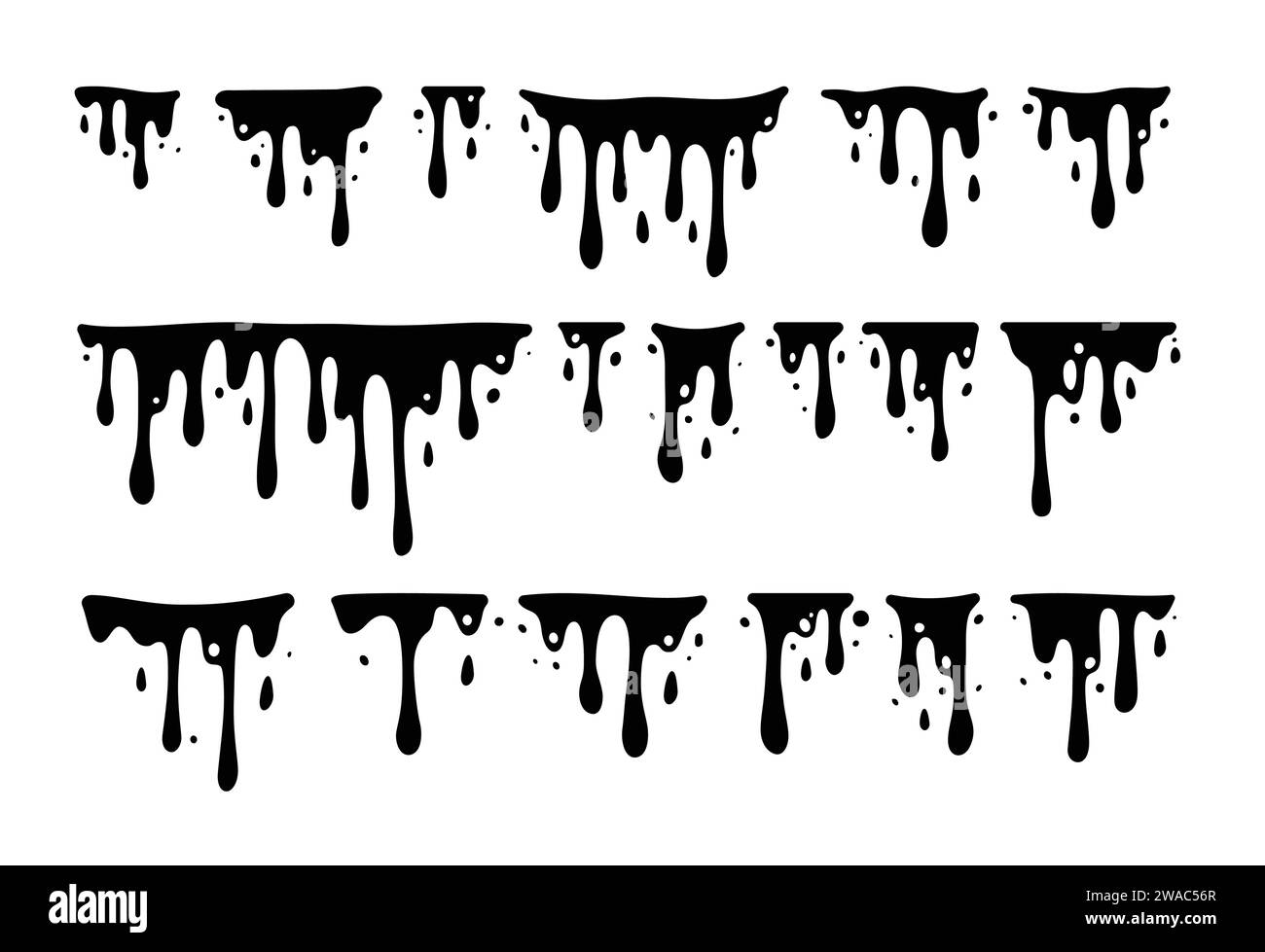 Paint dripping. Dripping liquid. Paint flows. Current paint, stains ...