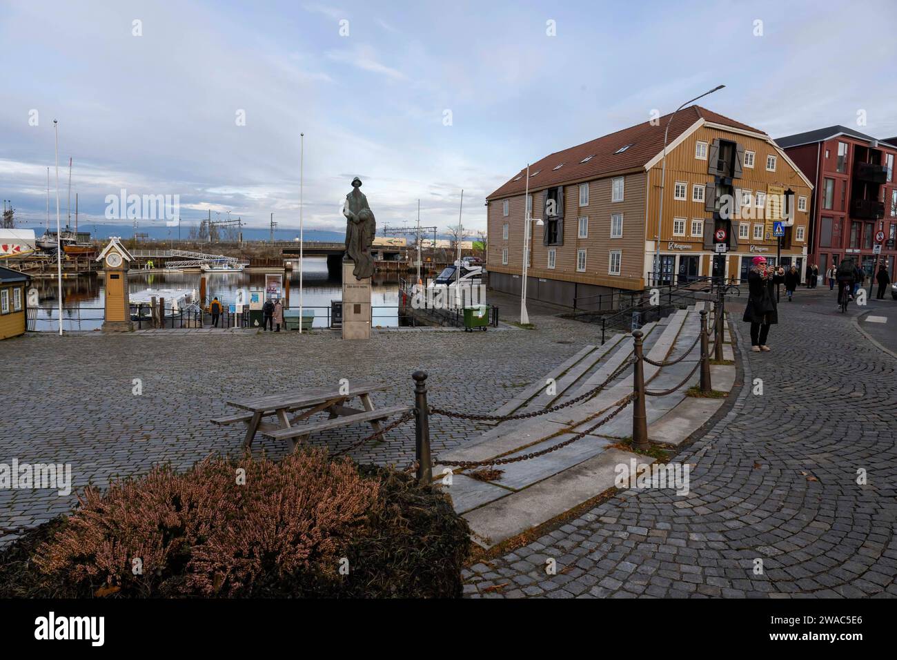 Trondhem, Norway. 07th Nov, 2023. General view of the monument to the ...