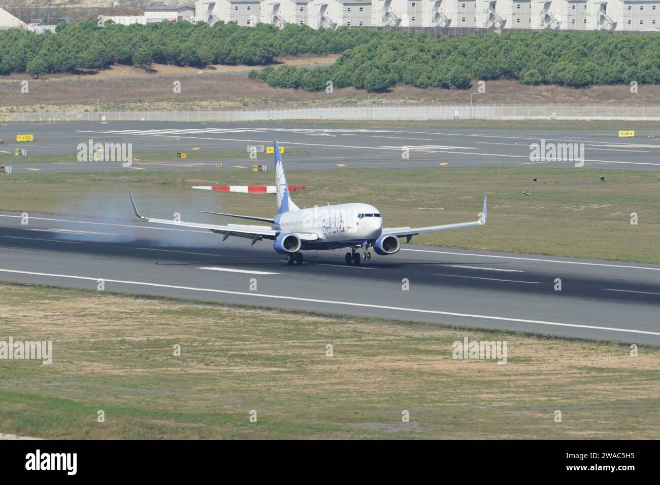 ISTANBUL, TURKIYE - OCTOBER 01, 2022: Belavia Boeing 737-8ZM (61423 ...