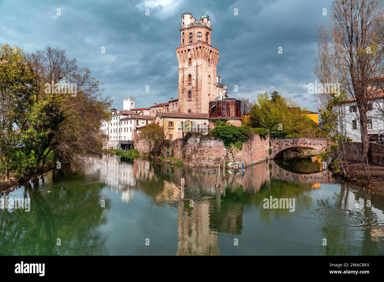 Padua, Italy - April 4, 2022: La Specola is a 14th-century tower ...