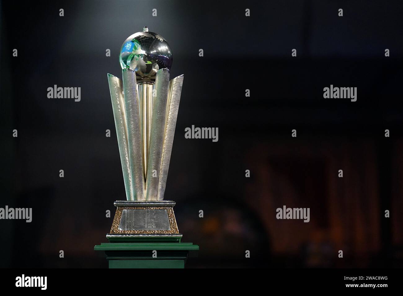 A general view of the Sid Waddell Trophy before the final of the Paddy ...