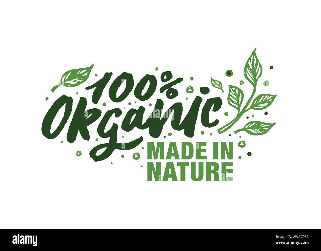 Organic Product, Made in Nature and Locally Grown Vegan logos and ...