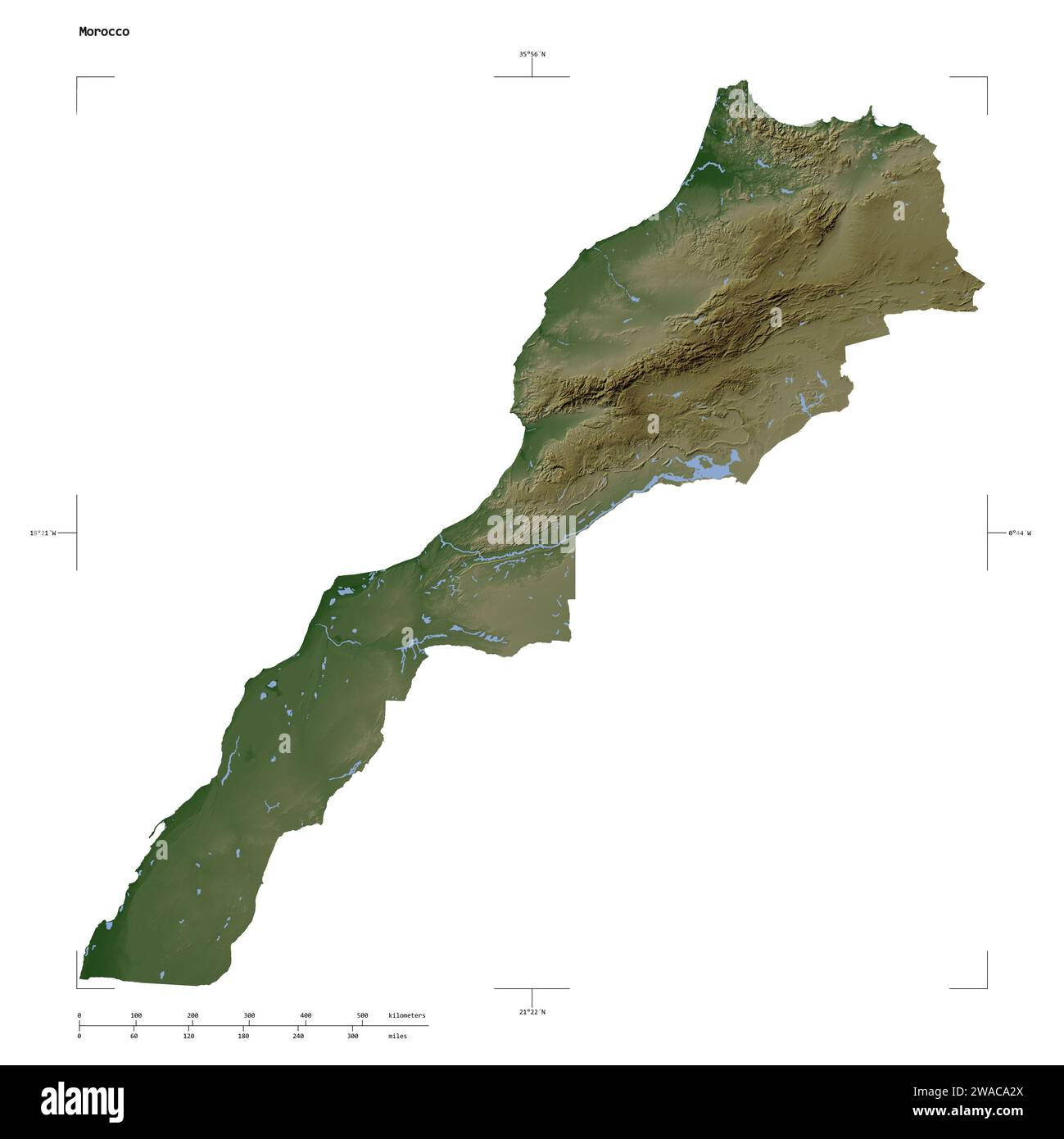 Shape of a Pale colored elevation map with lakes and rivers of the ...