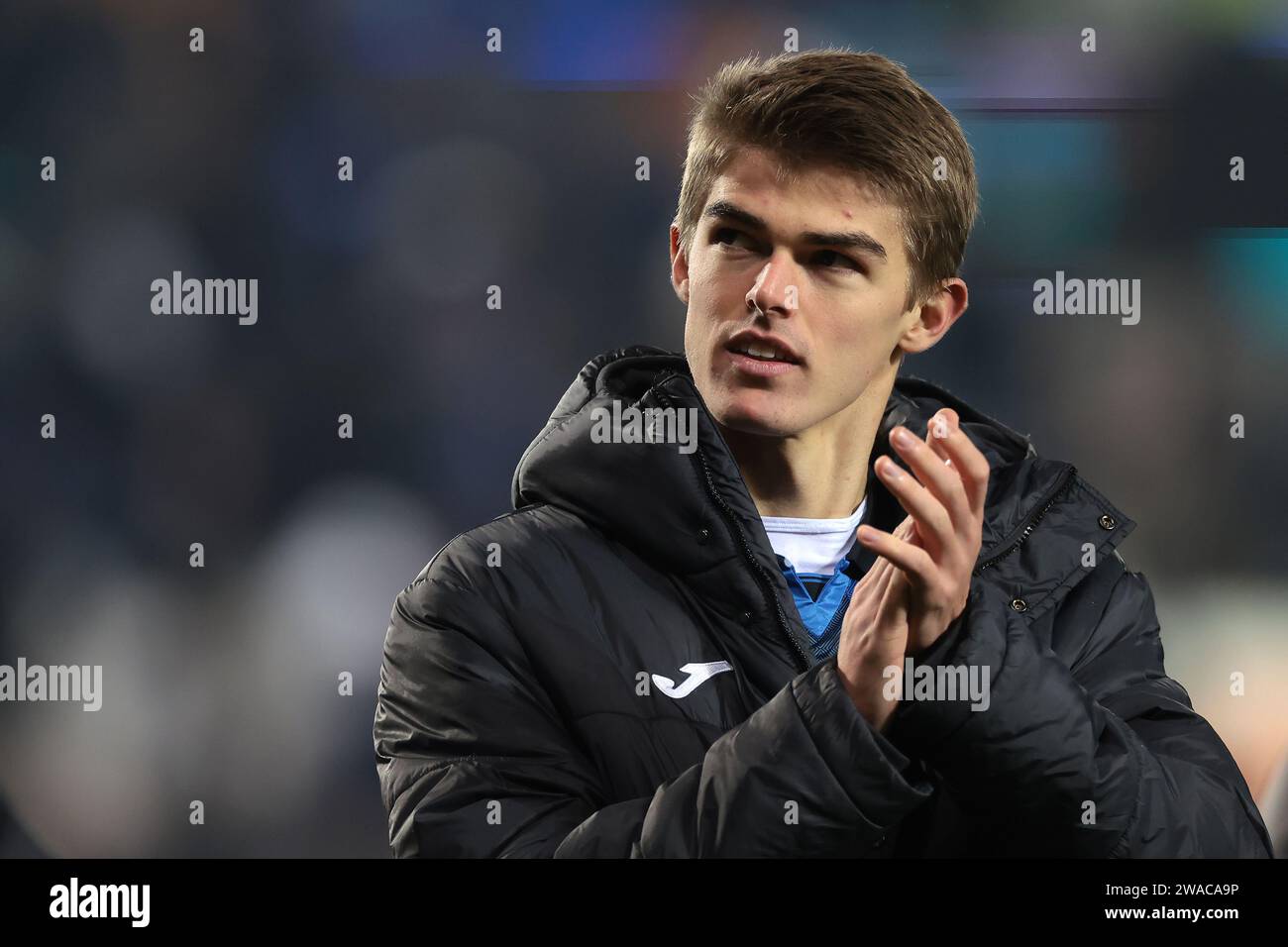 Bergamo, Italy. 3rd Jan, 2024. Charles De Ketelaere of Atalanta ...