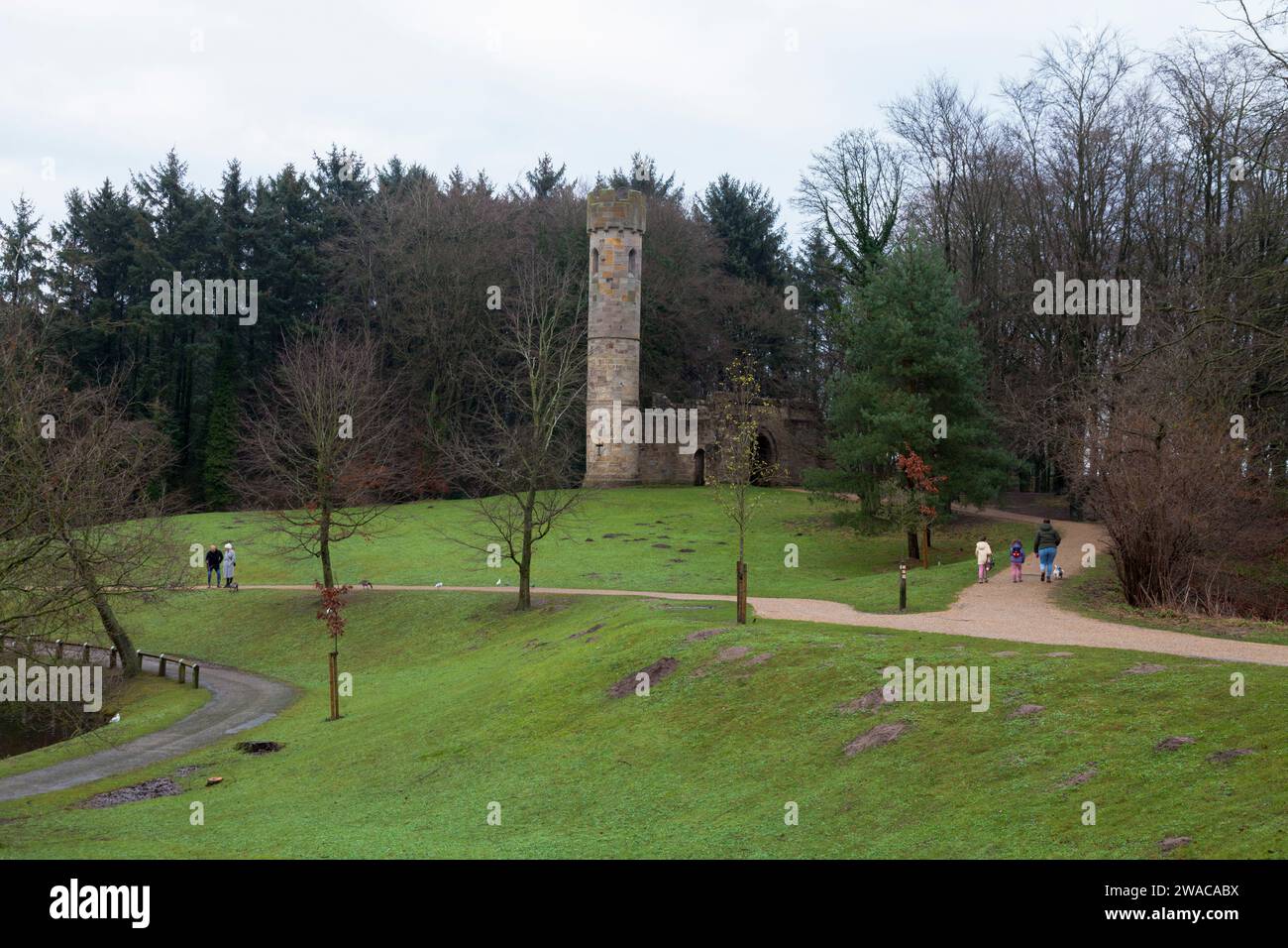 The Gothic Ruin, Hardwick Hall Estate, Sedgefield, Co. Durham, England ...