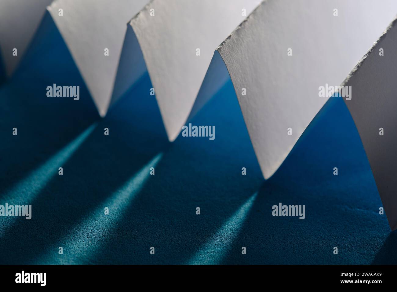 Abstract sharp triangular lines in closeup Stock Photo - Alamy