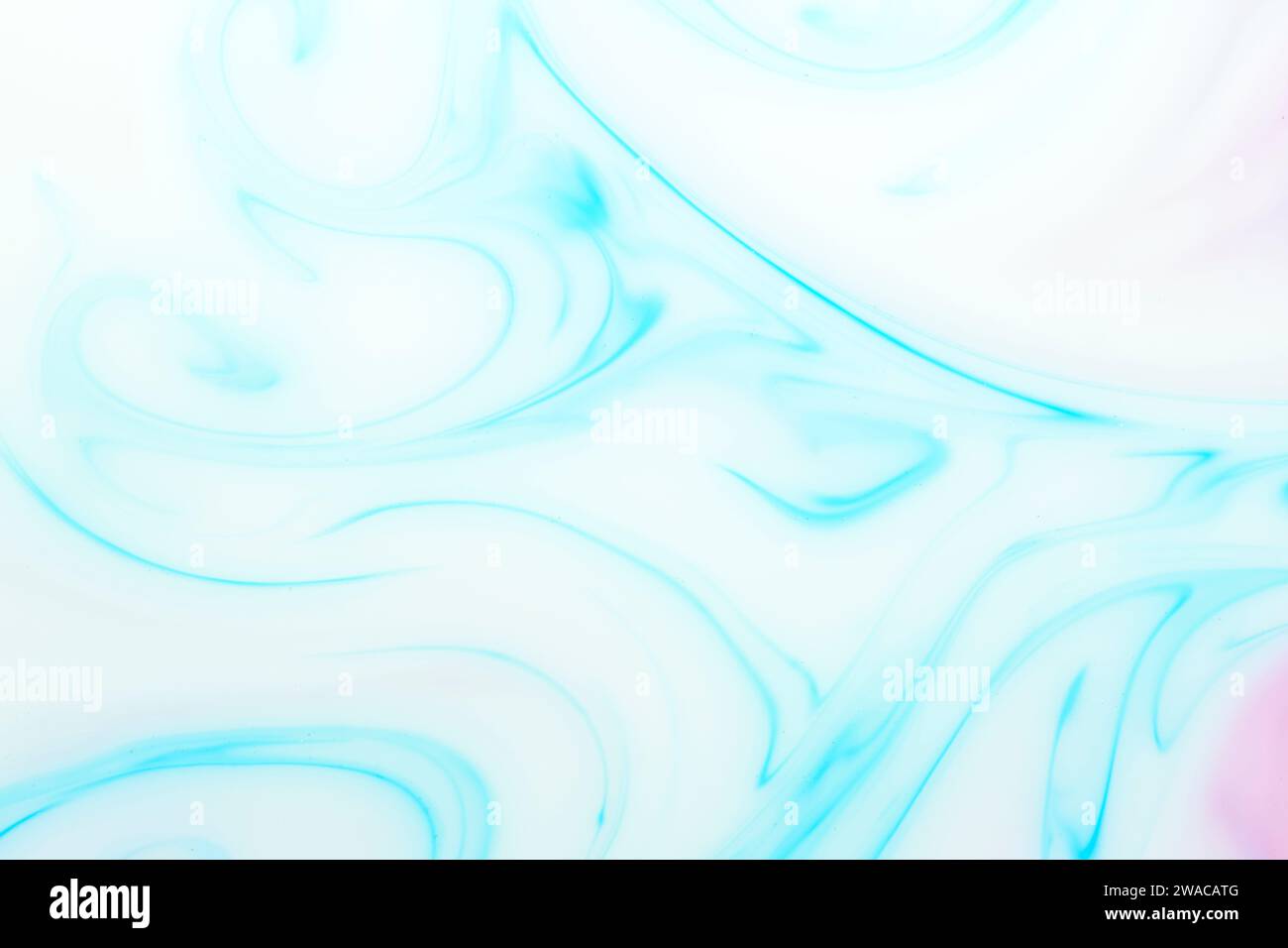 Background with blue streaks on white milk. Marble texture Stock Photo ...