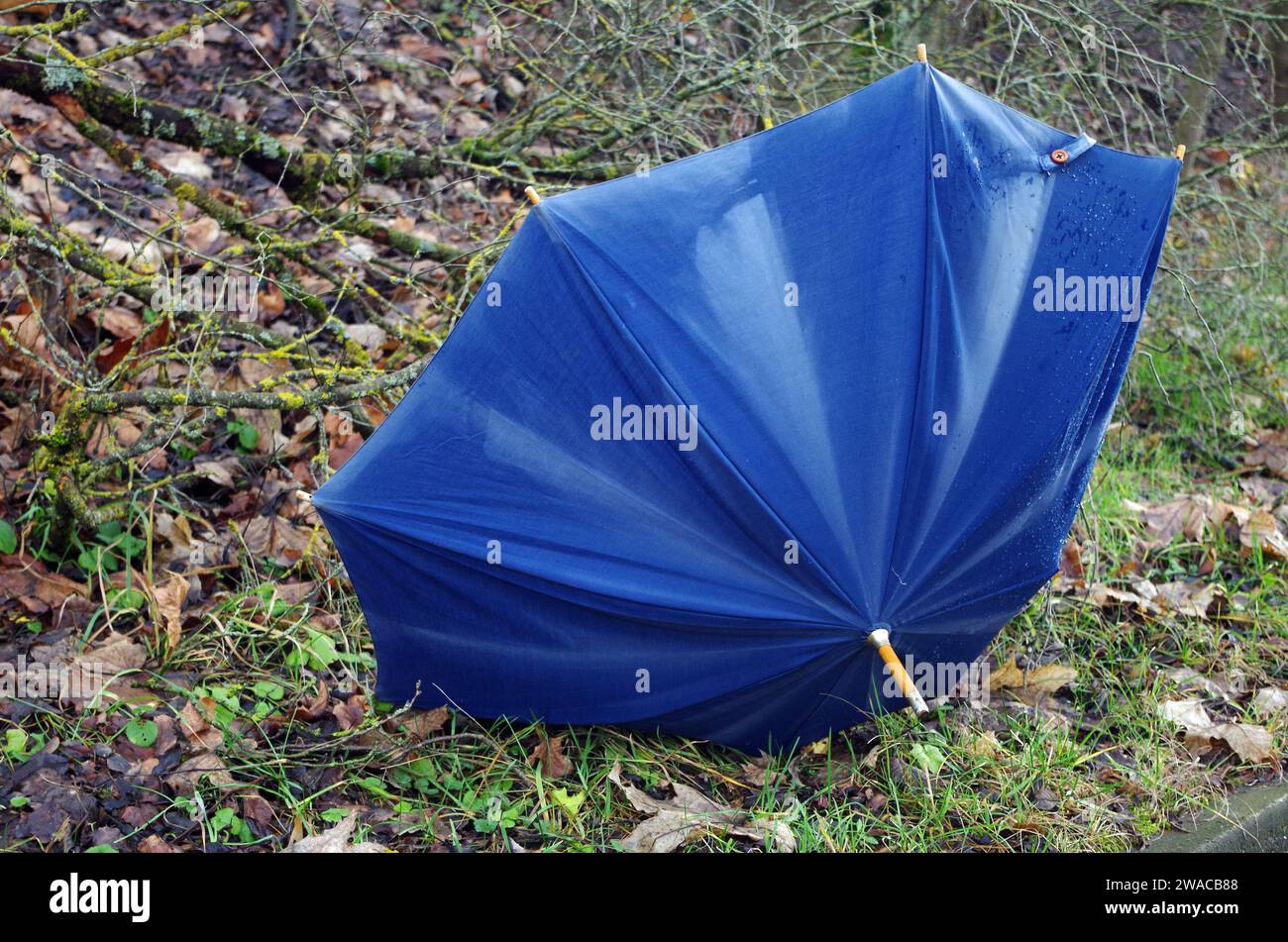Useless umbrella hi-res stock photography and images - Alamy