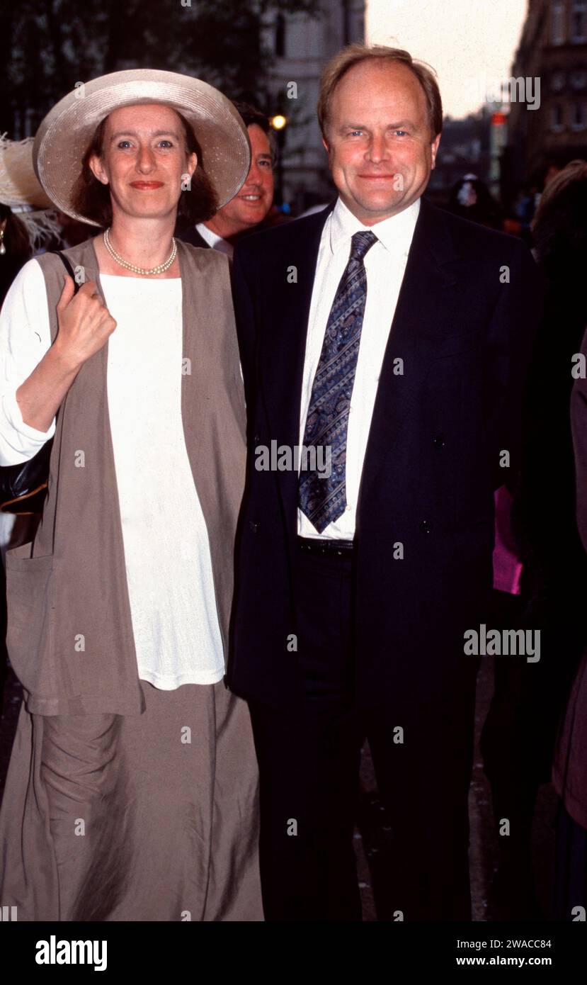 London, UK. LIBRARY: Clive Anderson and Jane Anderson at an event in ...