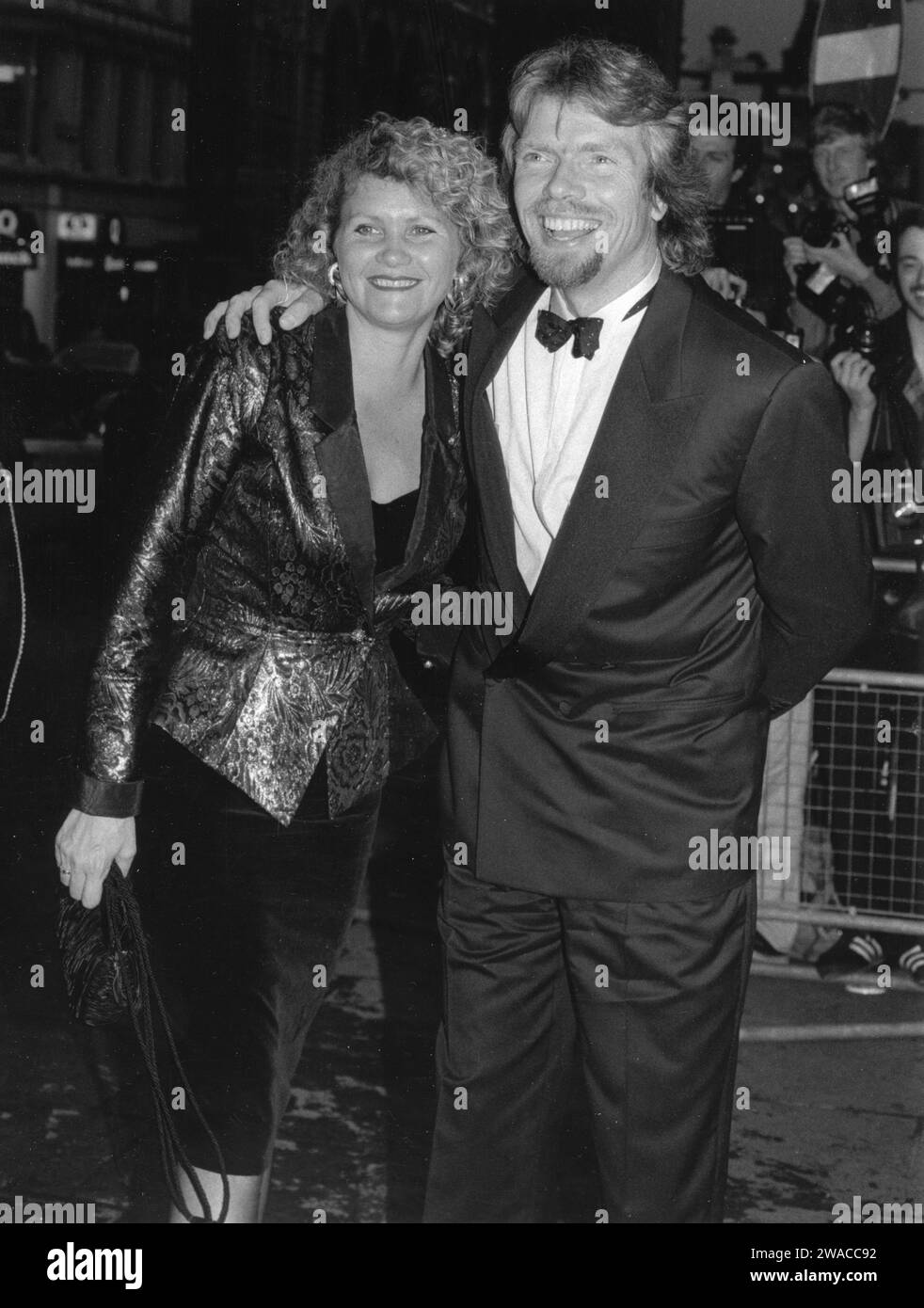 London, UK. Richard Branson and Joan Templeman in early 1990s. Ref ...