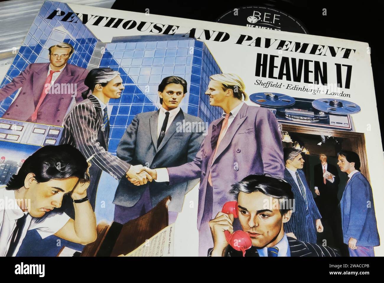 Viersen, Germany - May 9. 2023: Closeup of british synth pop band ...