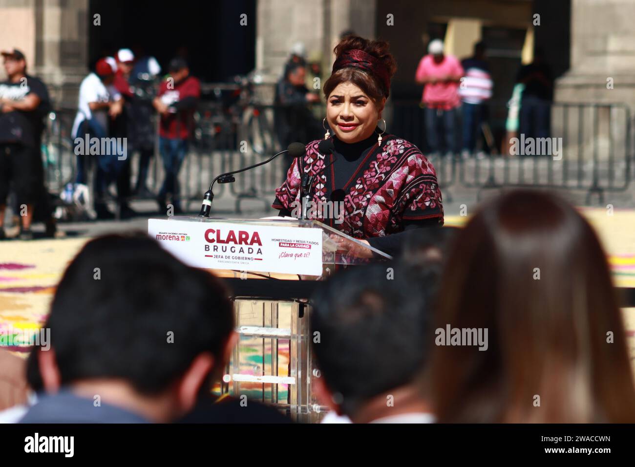 Non Exclusive: The sole candidate for the Head of Government of Mexico ...