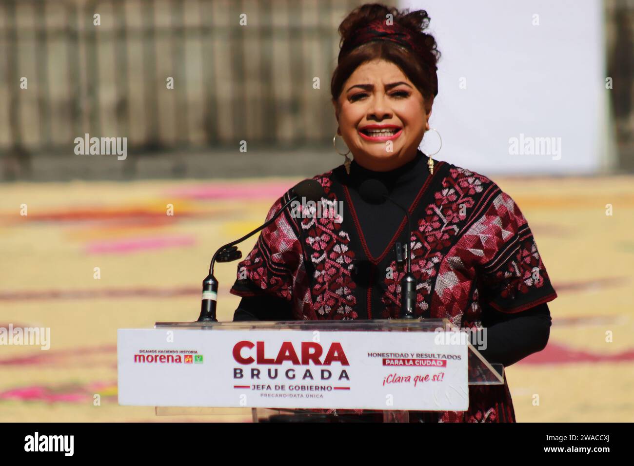 Non Exclusive: The sole candidate for the Head of Government of Mexico ...