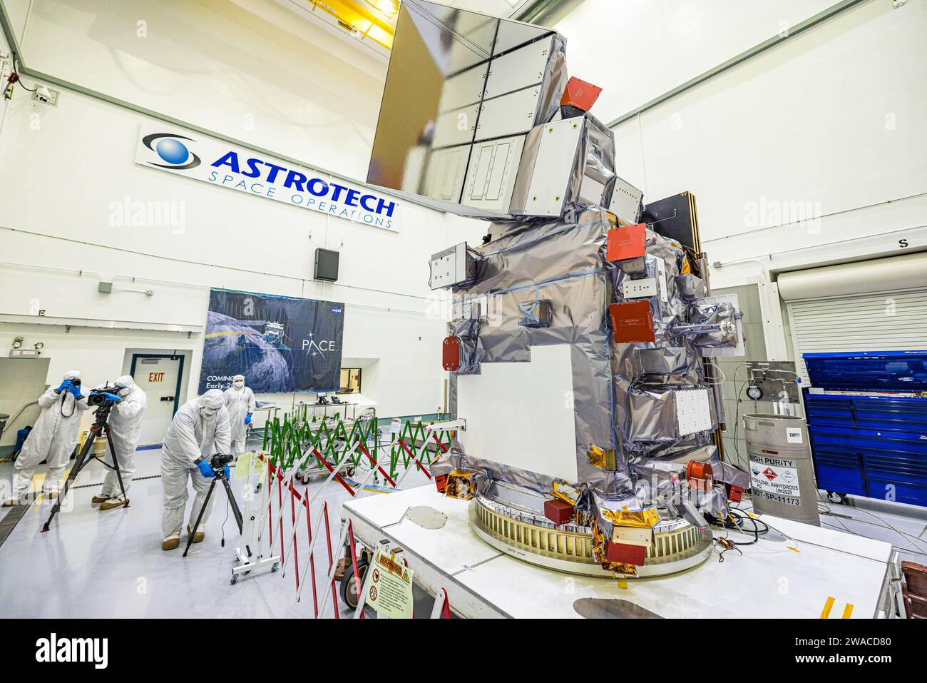 NASA invites media to view the PACE spacecraft set to launch January ...