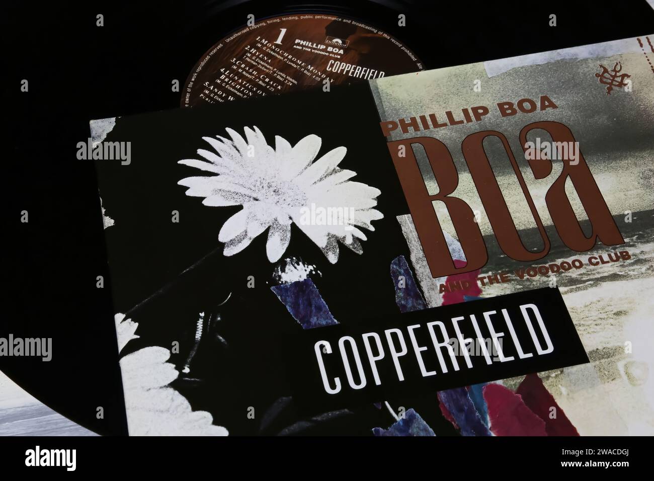 Viersen, Germany - May 9. 2023: Closeup of german band Phillip Boa and ...