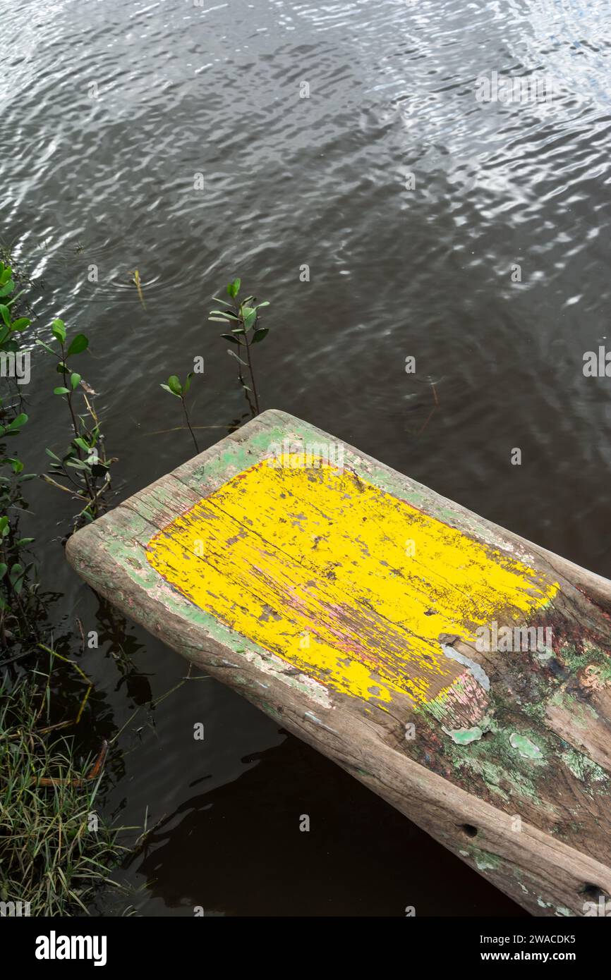 Painted canoe hi-res stock photography and images - Alamy
