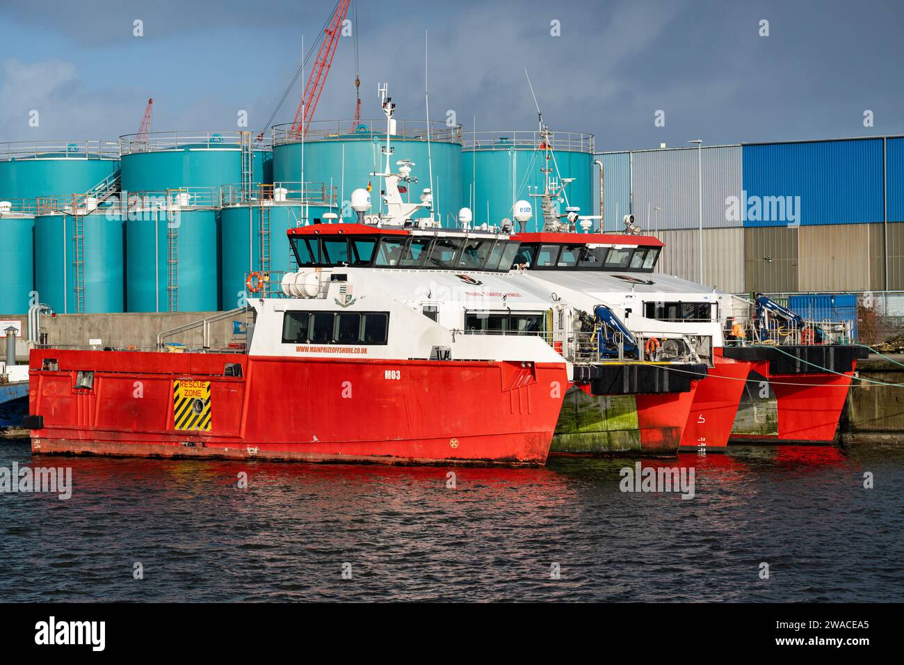 Mainprize Offshore multi-purpose offshore vessel MO3 in the port of ...