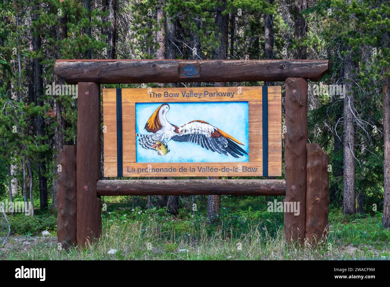 Bow valley park sign hi-res stock photography and images - Alamy