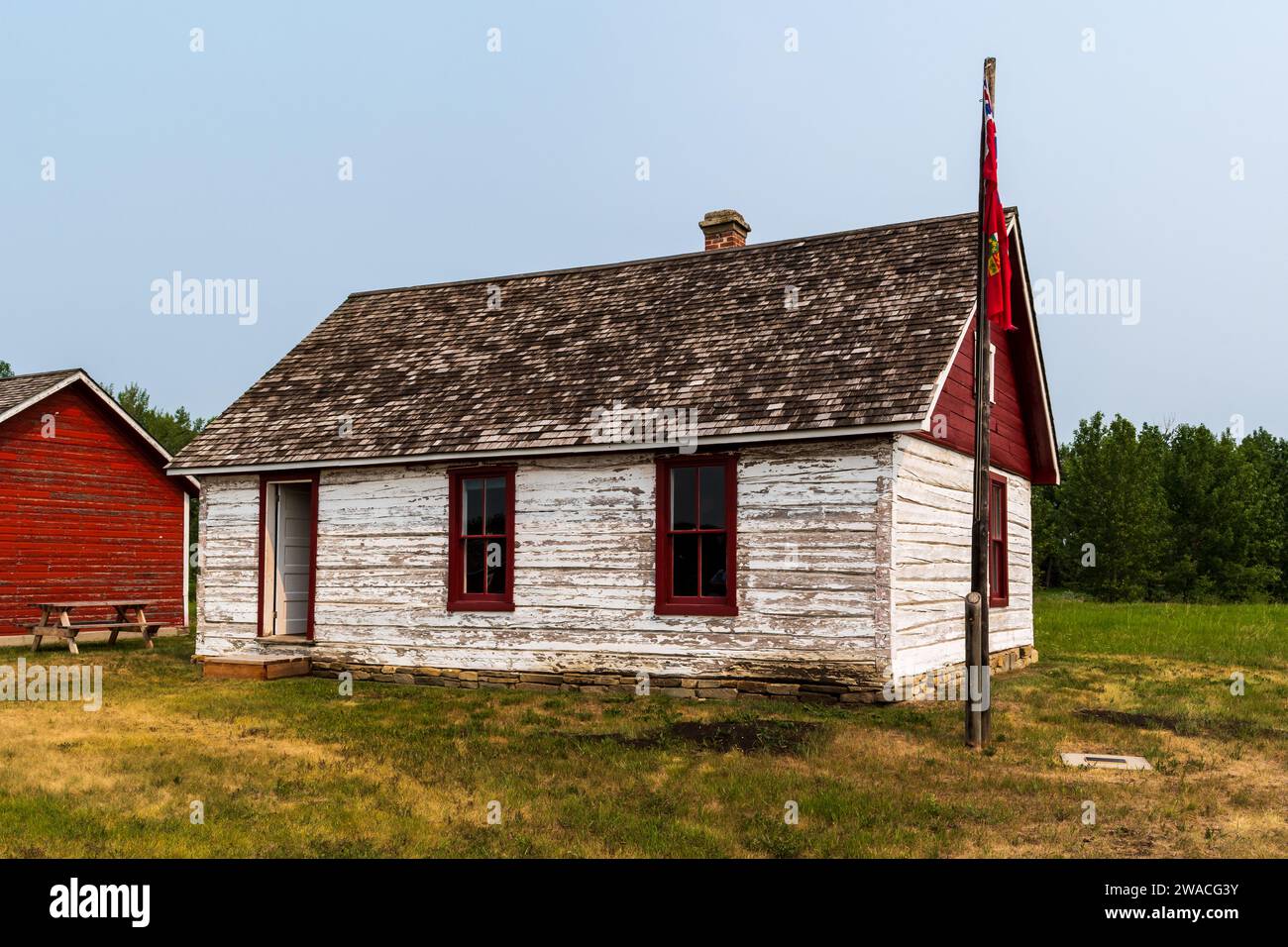 Pekisko, Alberta Canada - 15 JUN 2023: The beautiful Bar U Ranch ...