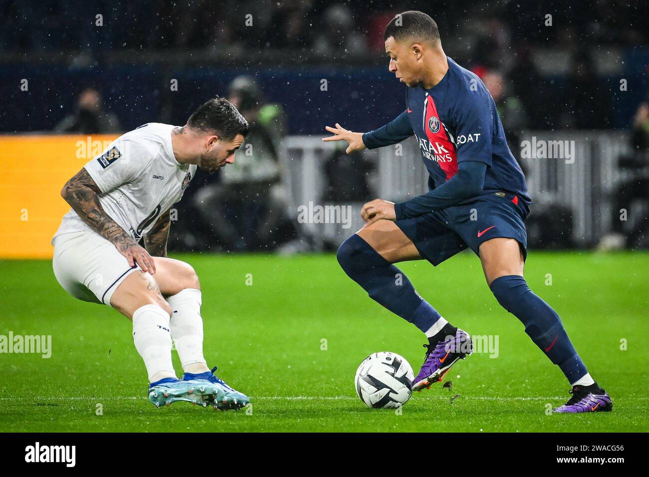 Kylian mbappe psg trophy hi-res stock photography and images - Alamy