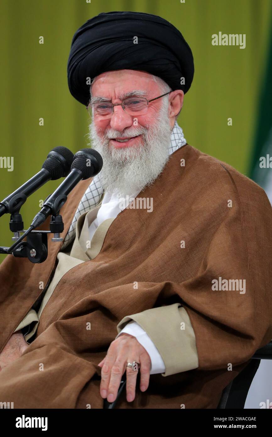Tehran, Iran. 3rd Jan, 2024. Iranian Supreme Leader Ayatollah ALI ...